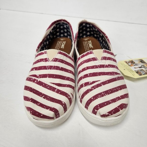 Toms | Shoes | Toms Youth Classic American Canvas Flag | Poshmark